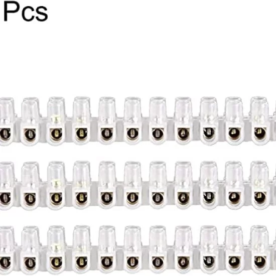 Art Deco Emporium | 3Pack Screw 12 Terminal Block 3A 12 Dual Row Type U ...